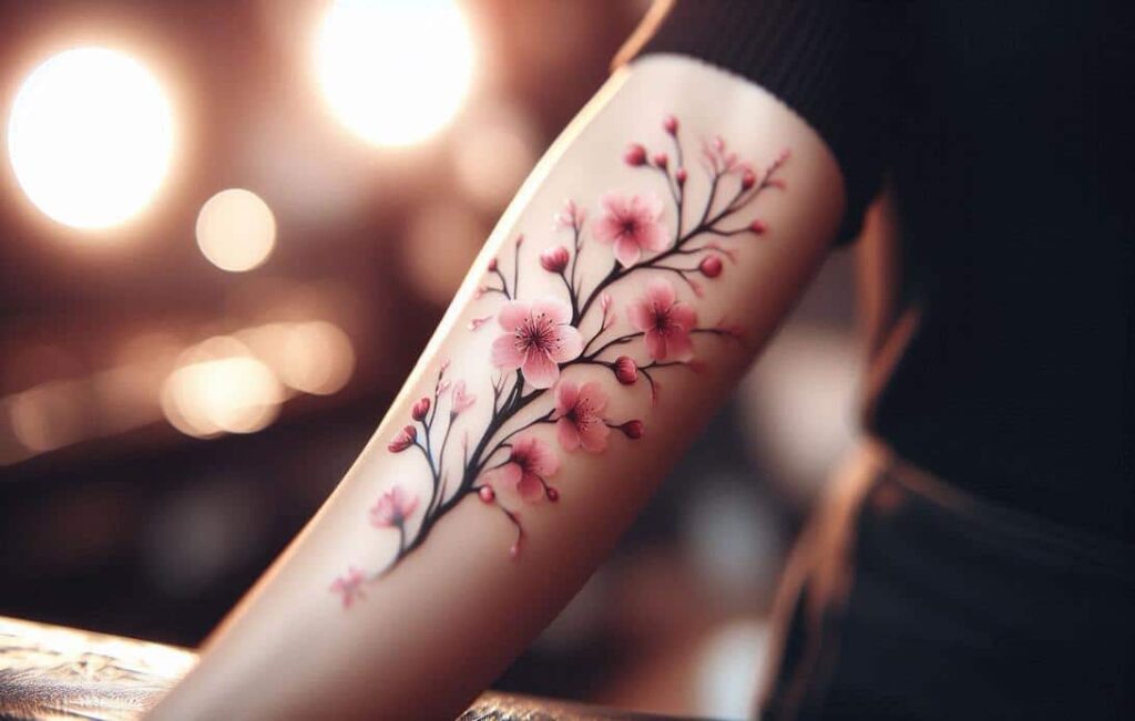Qué significa el tatuaje de flores de cerezo - Los Tatuadores